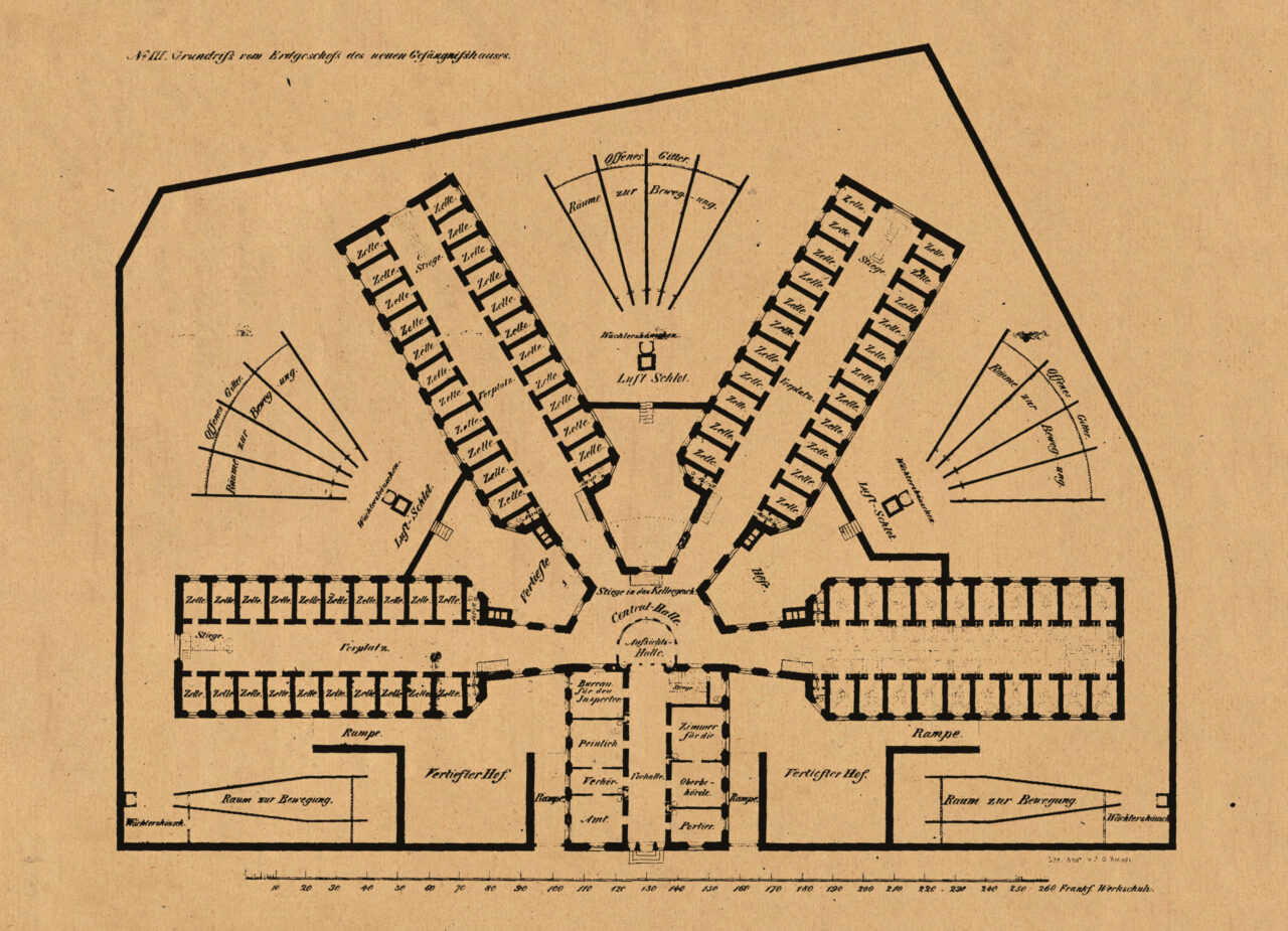 The construction of the police prison and the principle of detention ...